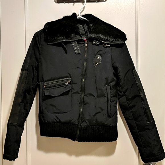 Mackage | Jackets & Coats | Mackage Rabbit Fur Downfilled Bomber Jacket ...